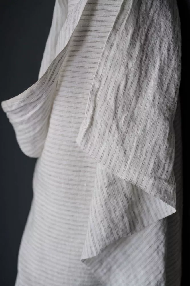 Striped Linen Fabric