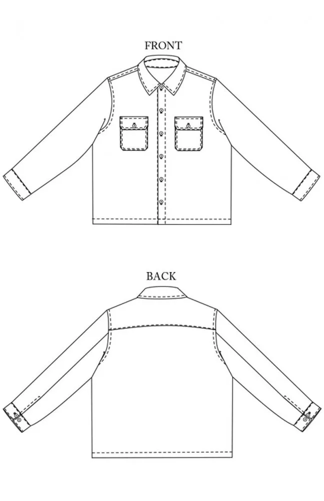 The Arbor Shirt/Jacket Sewing Pattern