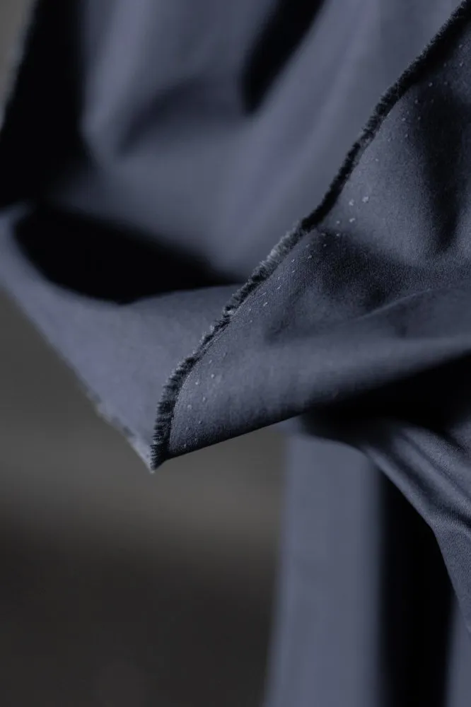 Nicholson Navy Crunchy Cotton - Merchant & Mills