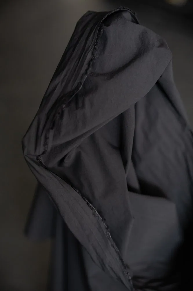 Black Triple Wash Japanese Cotton