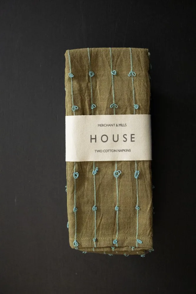 Loopy Cotton Napkin - Set of 2 - Frangipane